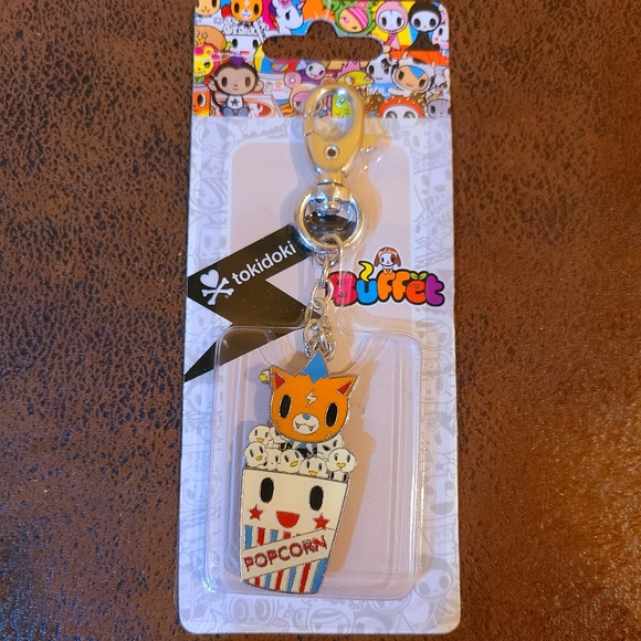 tokidoki | Accessories | Tokidoki Buffet Keychain Rolly Popcorn | Poshmark
